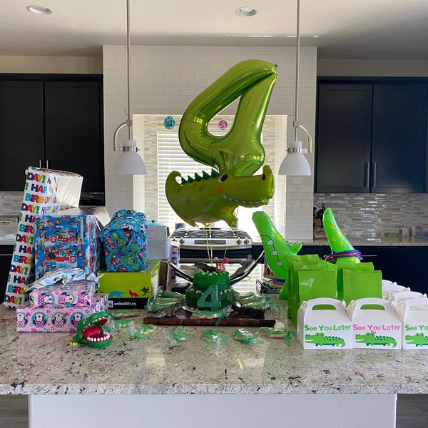 Alligator Party Favors, Alligator Birthday Party, Alligator Party Favor ...