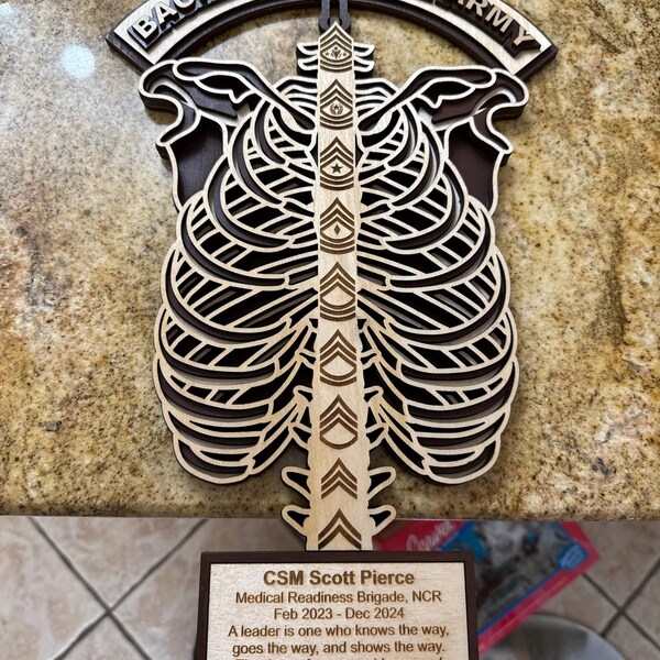 NEW UNIQUE NCO Backbone of the Army Plaque - Etsy