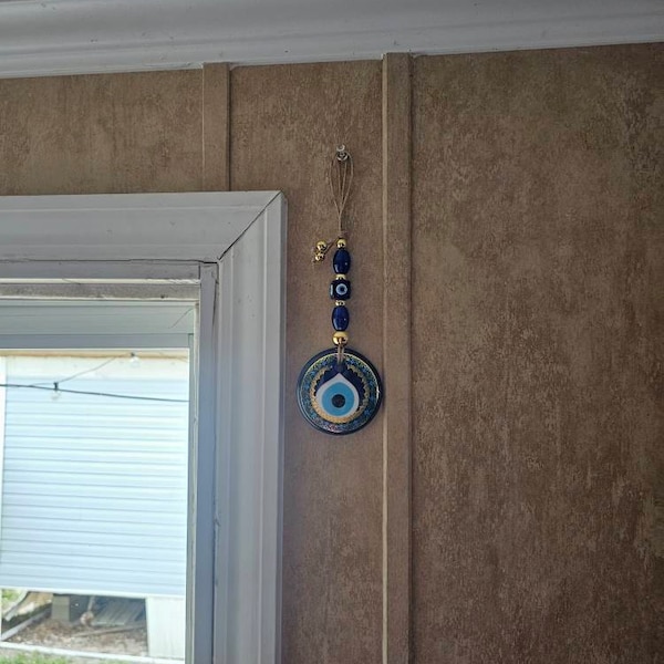 Evil Eye Wall Hanging, House Protection, Home Decor, New Home Gift Idea ...