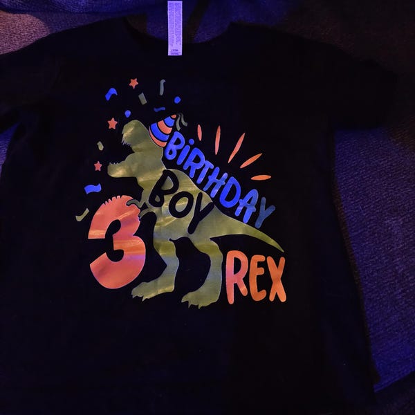 Three Rex 3 Rex Boy Dinosaur Birthday Shirt , 3 Rex Birthday Shirt, Boy ...