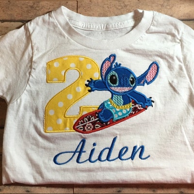 Beach Lilo and Surfboard Stitch 2 Designs 4x4, 5x7, 6x10 in 7 Formats ...