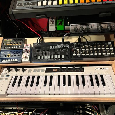 Arturia Keystep Desktop Synth Stand. Wooden Rack for Keystep 32 / 37 ...