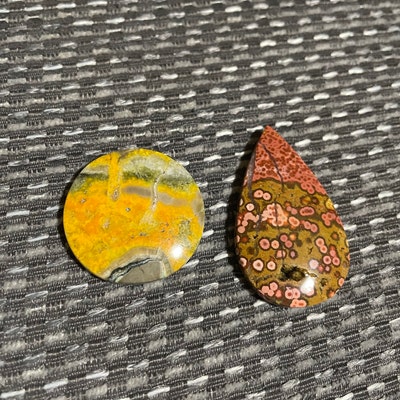 Beautiful Red Heaxagon River Jasper Cabochon Ocean Jasper Frog Egg From ...