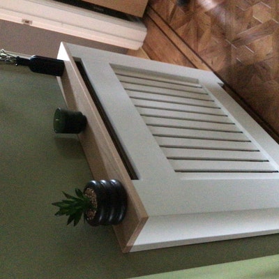 Bespoke Regency Grill Radiator Cover With Double Shelve Custom Made UK ...