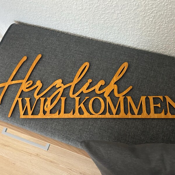 Hallway Decoration | Welcome Sign L 3D Wooden Lettering L Wall ...