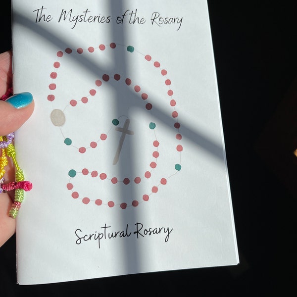 Complete Mysteries of the Rosary Card Set, 4x6 Watercolor, Lent, Easter ...
