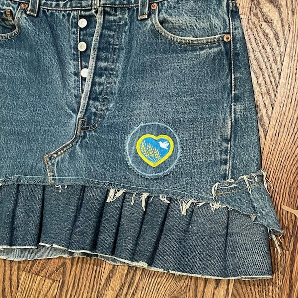 Hand Painted Greek Woman Statue Patch Denim Greek Mythology Patches Upcycled Jeans for Women - Etsy