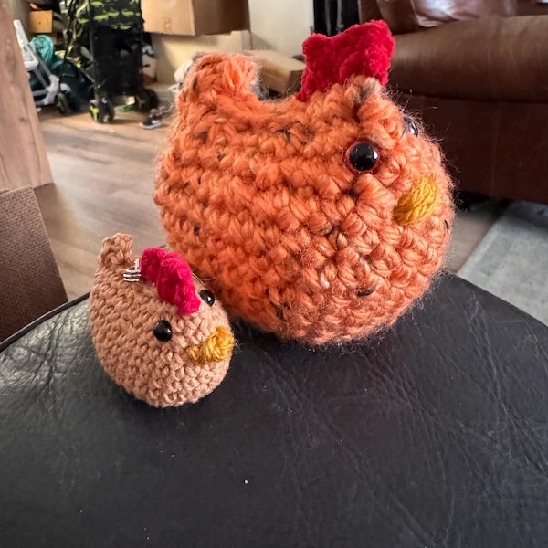 Chicken Make up / Crochet Hook Bag Crochet Pattern No Sew - Etsy