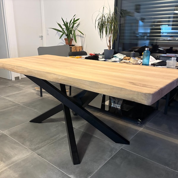 Table Base Spider Table Legs Cross Frame Table Runners Steel Metal ...