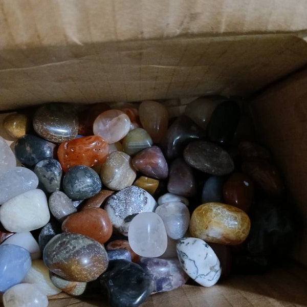 Assorted Mix Tumbled Stones: SMALL, MEDIUM or LARGE Sizes Wholesale ...