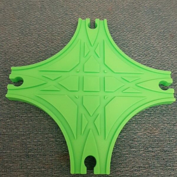 4-way Track for Wooden Train Sets - Compatible With BRIO and Others - Etsy