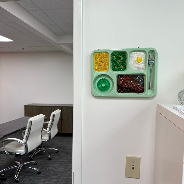 Retro School Lunch Wall Décor Unique Gift Idea for Friend Funny Kitchen ...
