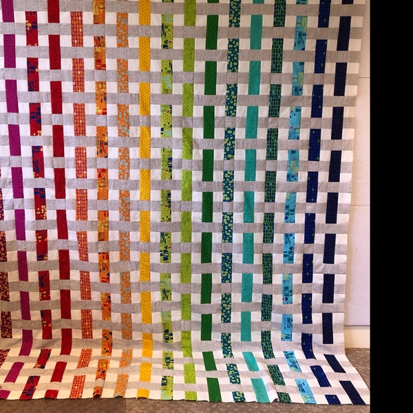 Color Weave Digital Quilt Pattern by Christa Watson of Christaquilts - Etsy