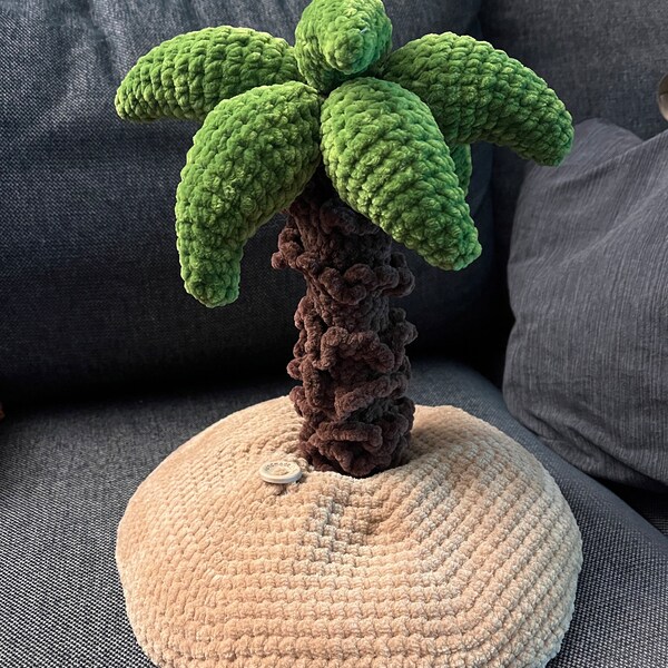 Palm Tree Crochet Pattern Crochet Sea Island Sea Stars Applique Crochet ...
