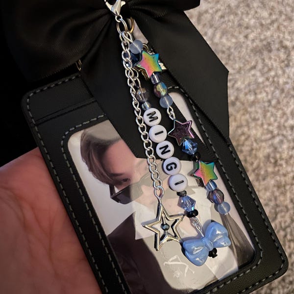 Customizable Kpop Bias Metal Star Lightstick & Phone Charm | Kpop Gifts ...