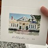 Family Note Card - Folded - Personalized Family Note Cards - Watercolor ...