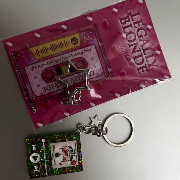 School of Rock Resin Keychain Broadway Keychain Music Player Keychain ...