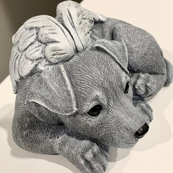 Jack Russell Terrier Memorial Statue - Jack Russell Angel Dog - JRT ...