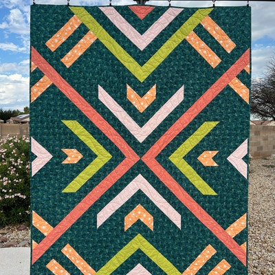 Triangle Fade Quilt Pattern PDF Download - Etsy