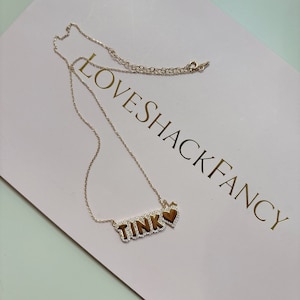 Dangling Letters Name Necklace Clear Stones Sterling Silver Women's ...