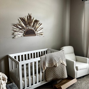 Minimalist Half Moon, Wall Hanging Frame, Macrame Half Moon, Macrame ...