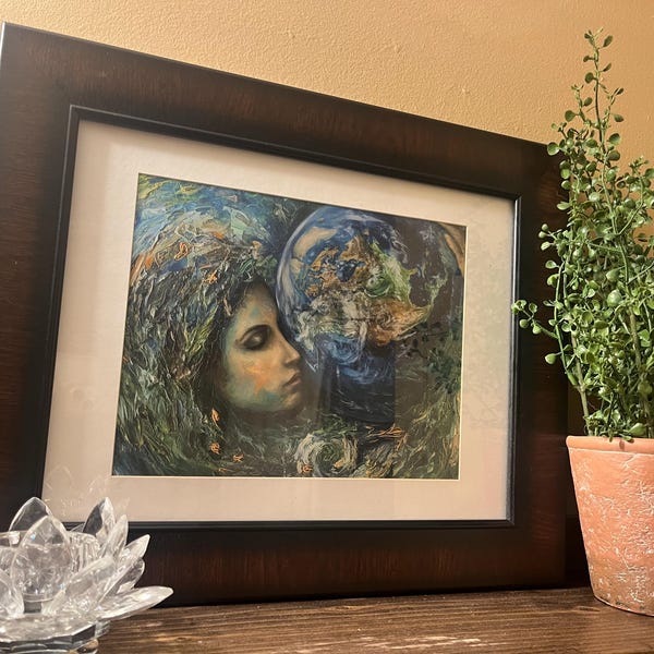 Hecate Portrait - Goddess of the Underworld in Moonlit Forest, Wild ...
