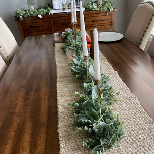 Flower Garland Greenery Backdrop Table Decorations Table | Etsy