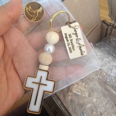 Personalized Mini Keychain Funeral Favors Memorial Service - Etsy