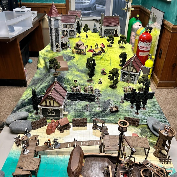 Seaside Pirate Village, Island Village, Pirate Island - Etsy
