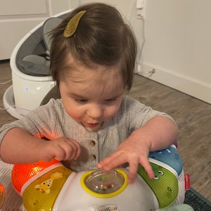 Small Velvet Fully Lined Barrettes Baby Barrettes Toddler | Etsy