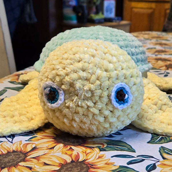 BUNDLE Macaron Turtle Crochet Pattern 2 Sizes Mini and Regular Download Beginner Friendly ...