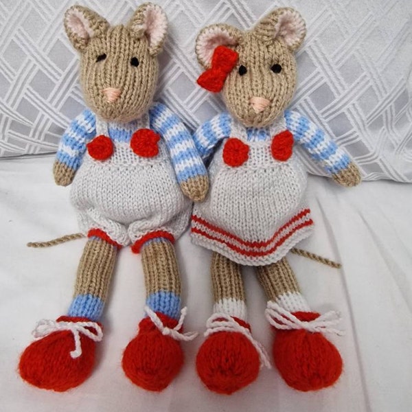 Cornish Mice Knitting Pattern: Back and Forth (PDF Pattern) - Etsy UK