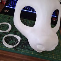 Furry Fursuit Head Base Grumpy Dog Static Base 3d Print - Etsy Canada