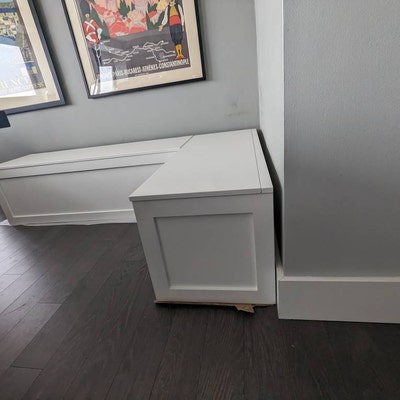 Custom Corner Bench With Storage for Baseboard Heating Spaces - Etsy