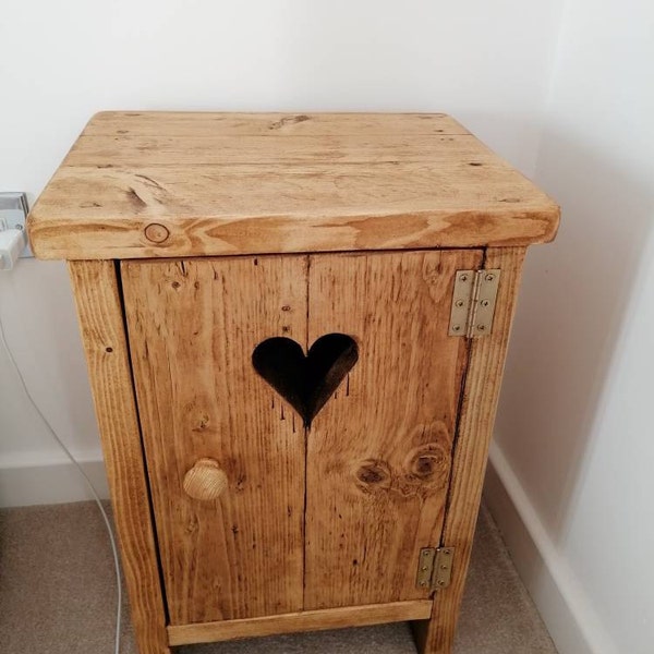 2 X Handmade Bedside Tables Nightstands Vanity Units Washstand ...