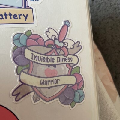 Low Battery Sticker Mental Health Invisible Illness - Etsy