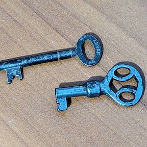 Real 1800s Skeleton Keys Purchase for 1 Key Authentic Bit Keys - Etsy