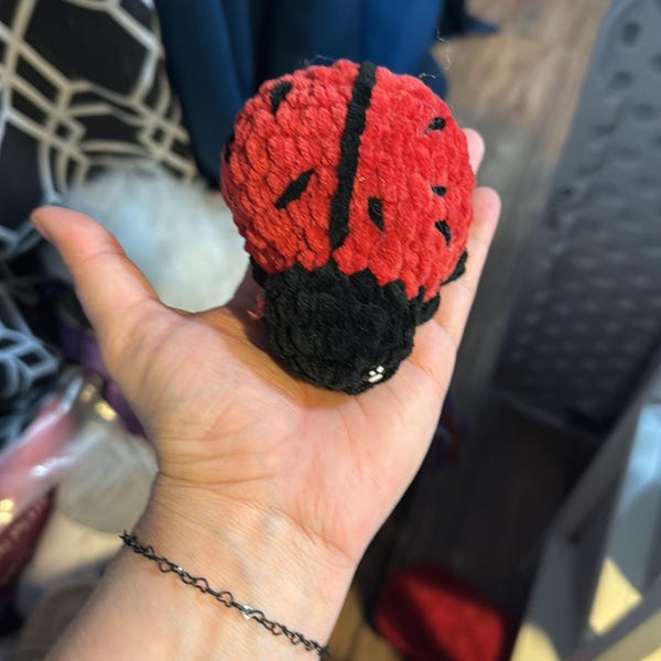 Ladybug Crochet Pattern, NO SEW Pattern, Digital Pdf Crochet Pattern ...