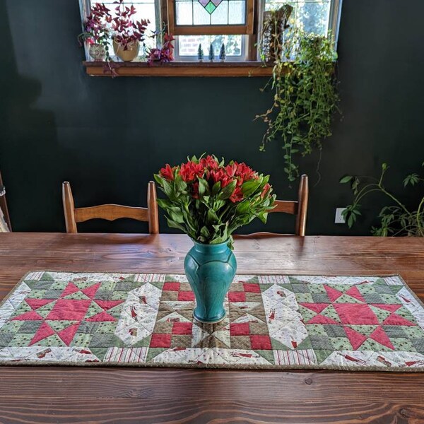 Handmade Modern 16 Raggedy Ann Doll in a Snowflake and Red Bird Dress ...