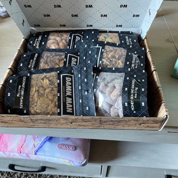 Damn, Man Beef, Bacon Cheddar, and Nut Charcuterie Bag - Summer Sausage ...