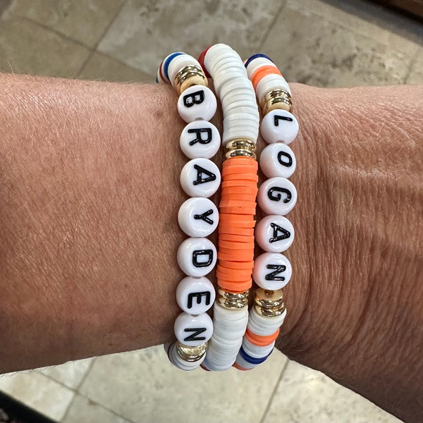 Single Dallas Cowboys Clay Beaded Bracelet - Etsy