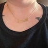 Carrie Font Name Necklace Personalized Carrie Style Nameplate ...