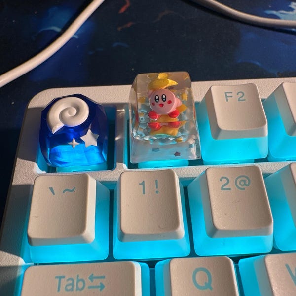 Transparent TV Horror Screen Ghost Face Custom Keycap High Quality ...