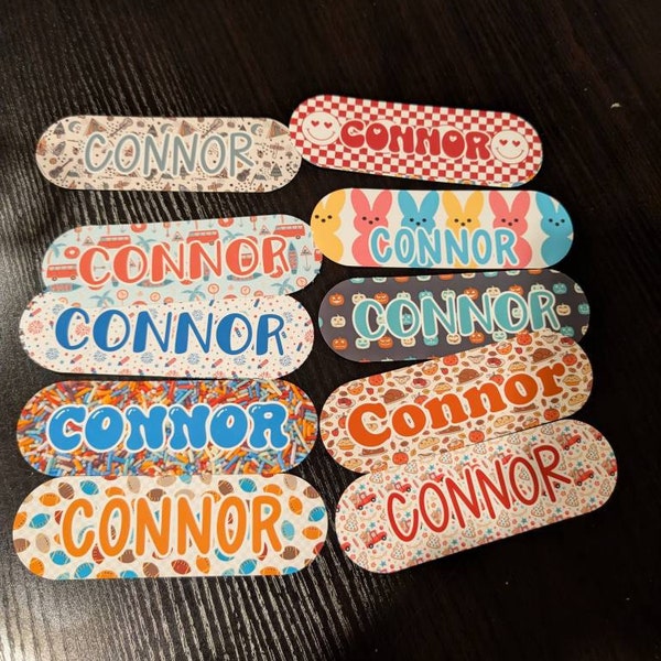 Bright Feeding Pump Door Stickers CHOOSE Pattern Add Name Feeding Tube ...