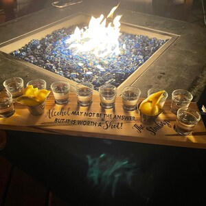 Wooden Shot Flight Personalized Shot Flight Tequila Serving - Etsy