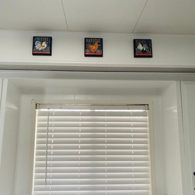 Kitchen Rooster Room Wall Plaques Set of 3 Rooster Kitchen Room Decor ...