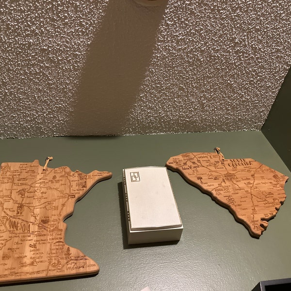 North Carolina Cutting Board | Landmarks and Destinations | State ...