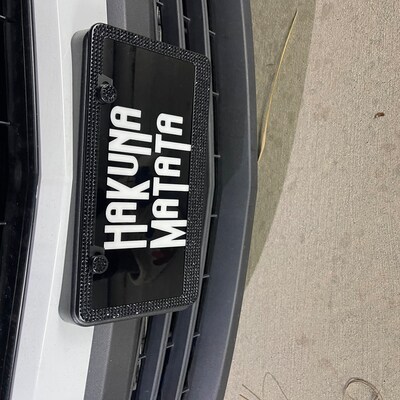 Custom Mirror License Plate Car Tag Personalized Car Tag - Etsy