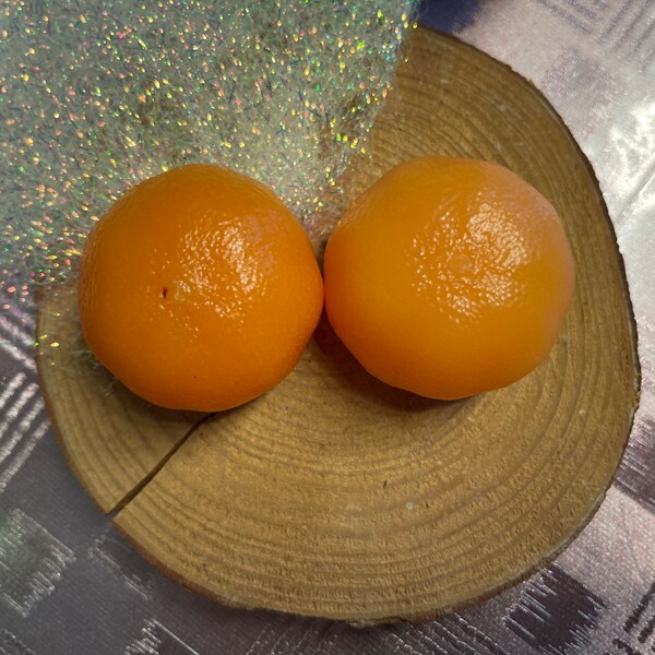 Real Tangerine 3D Silicone Mold, Soap Mold, Mandarine Mould, Fruit Mold ...