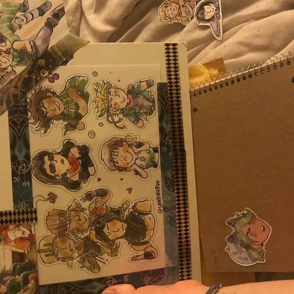Ace Attorney Sticker Sheets - Etsy
